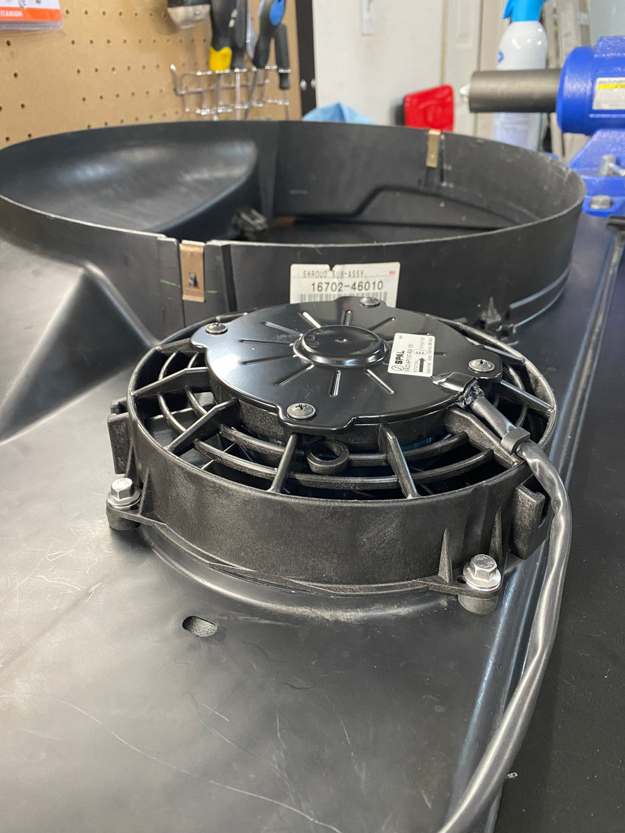 SPAL 325 CFM 6.5" Puller Fan / AC Fan Upgrade for 93-98 Supra – Moe ...