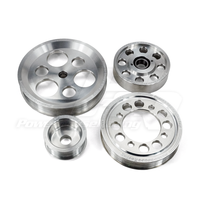 PHR 4 Piece Billet Aluminum Pulley Set for 2JZ / 93-98 Supra – Moe ...