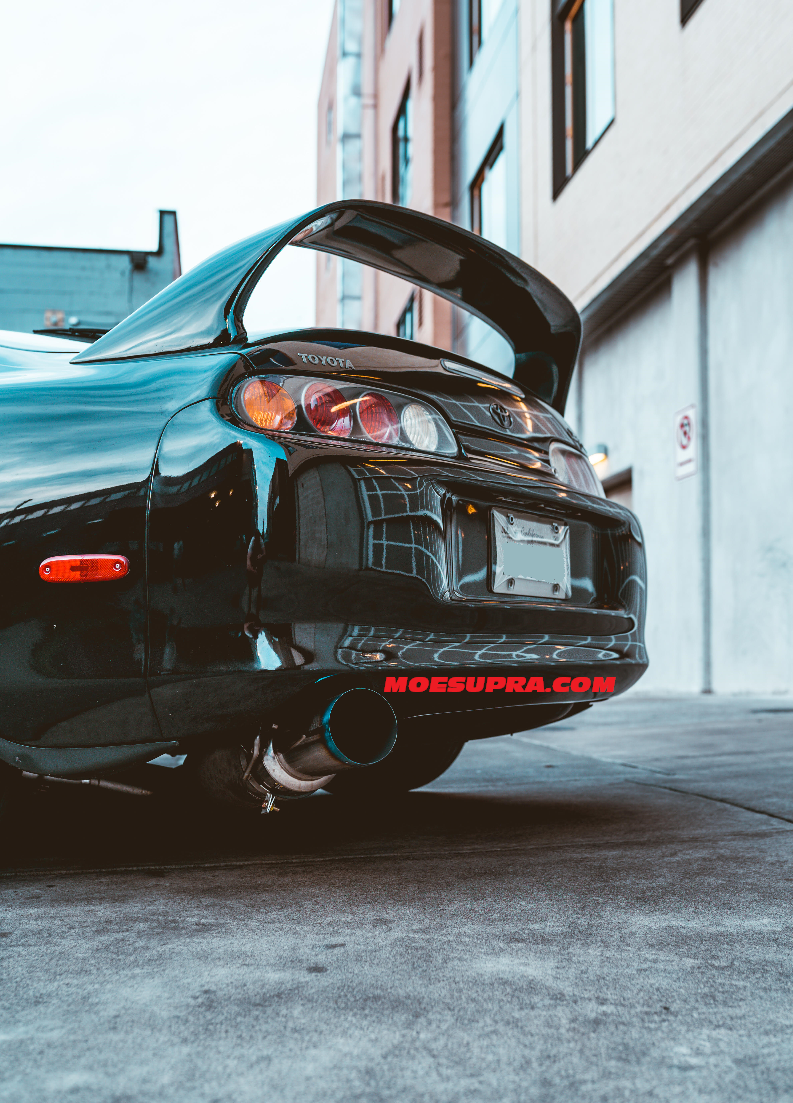 Tomei Expreme Ti FULL TITANIUM 4" Exhaust 93-98 Toyota Supra JZA80 ...